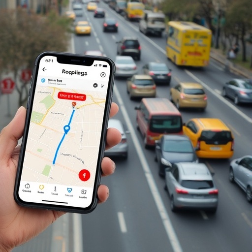 Routing-App Interventions Easing Urban Traffic Congestion